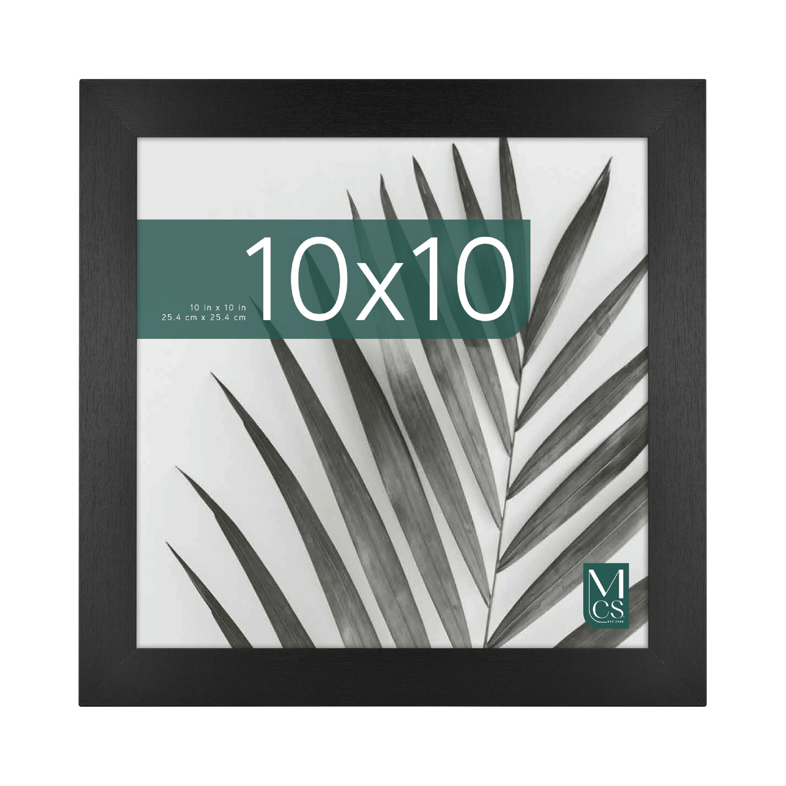 MCS Studio Gallery 10x10 Picture Frame Black Woodgrain, Wall Hanging ...