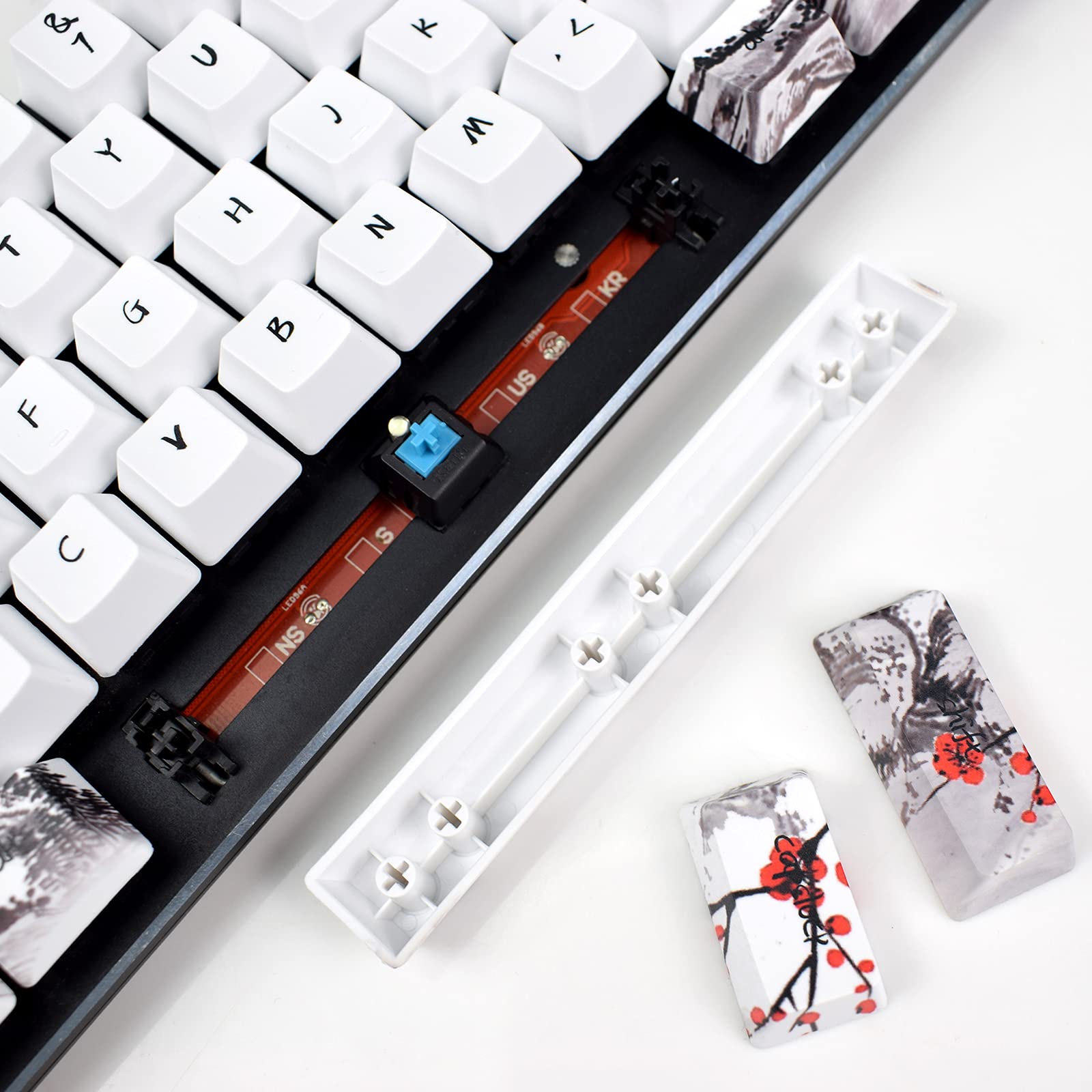 Mua MOLGRIA Plum Blossom Keycaps Mechanical Gaming Keyboards, Custom ...