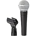 Amazon.com: Shure SM58 Cardioid Dynamic Vocal Microphone with 25' XLR ...