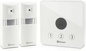 Amazon.com : Swann Motion Sensor Alarm, Wireless Home Security PIR ...