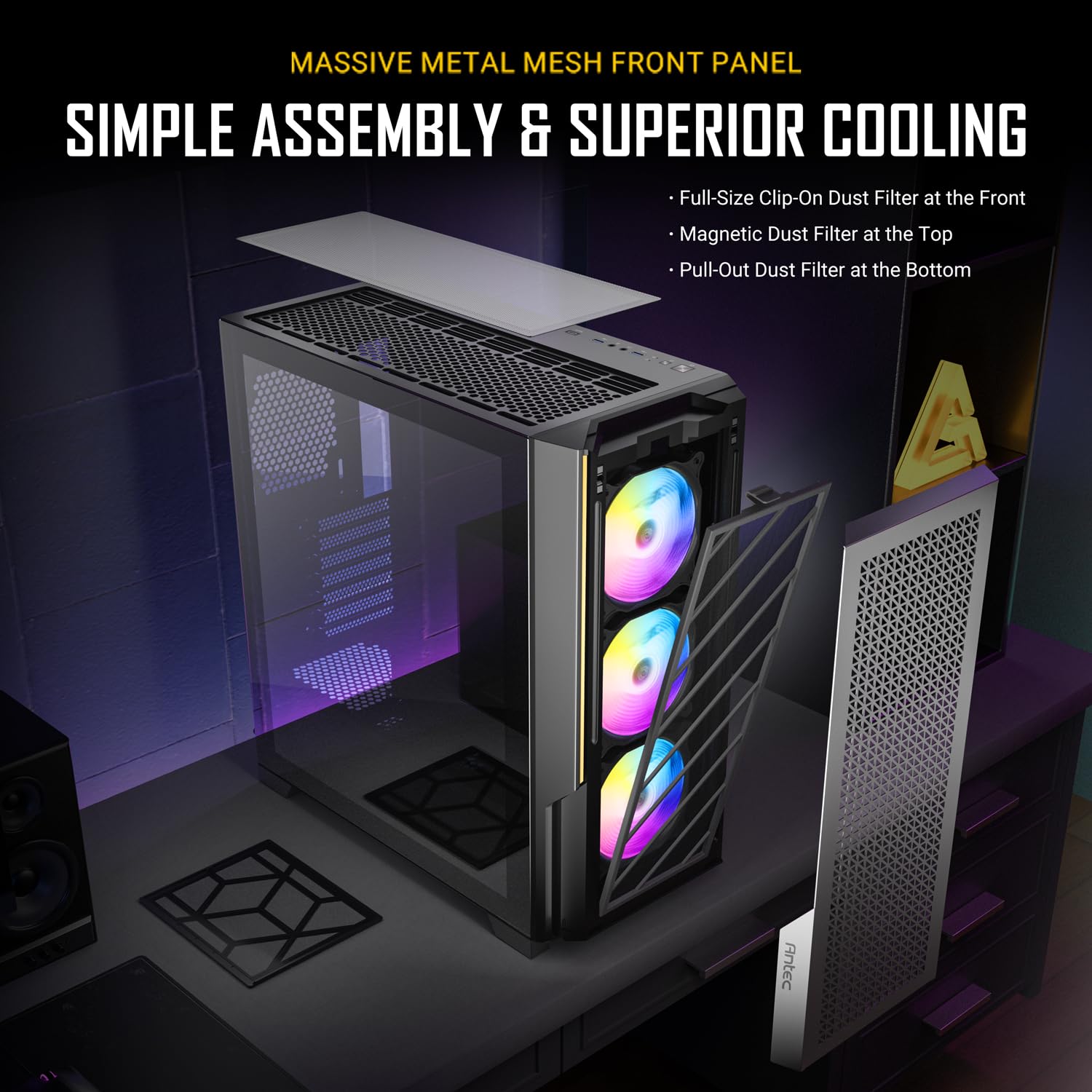 Mua Antec Performance Series P20C ARGB, Massive Metal Mesh Front Panel ...