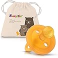 Amazon.com : SWEETIE Rubber Pacifier Natural Rubber Pacifier Rounded 1 ...