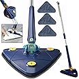Amazon.com: 360° Rotatable Adjustable Cleaning Mop Extendable Triangle ...