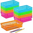 Amazon.com : 16 Pcs Classroom Storage Baskets Classroom Pencil ...