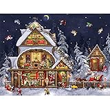 Amazon.com: Bits and Pieces - Christmas Greetings 300 Piece Jigsaw ...