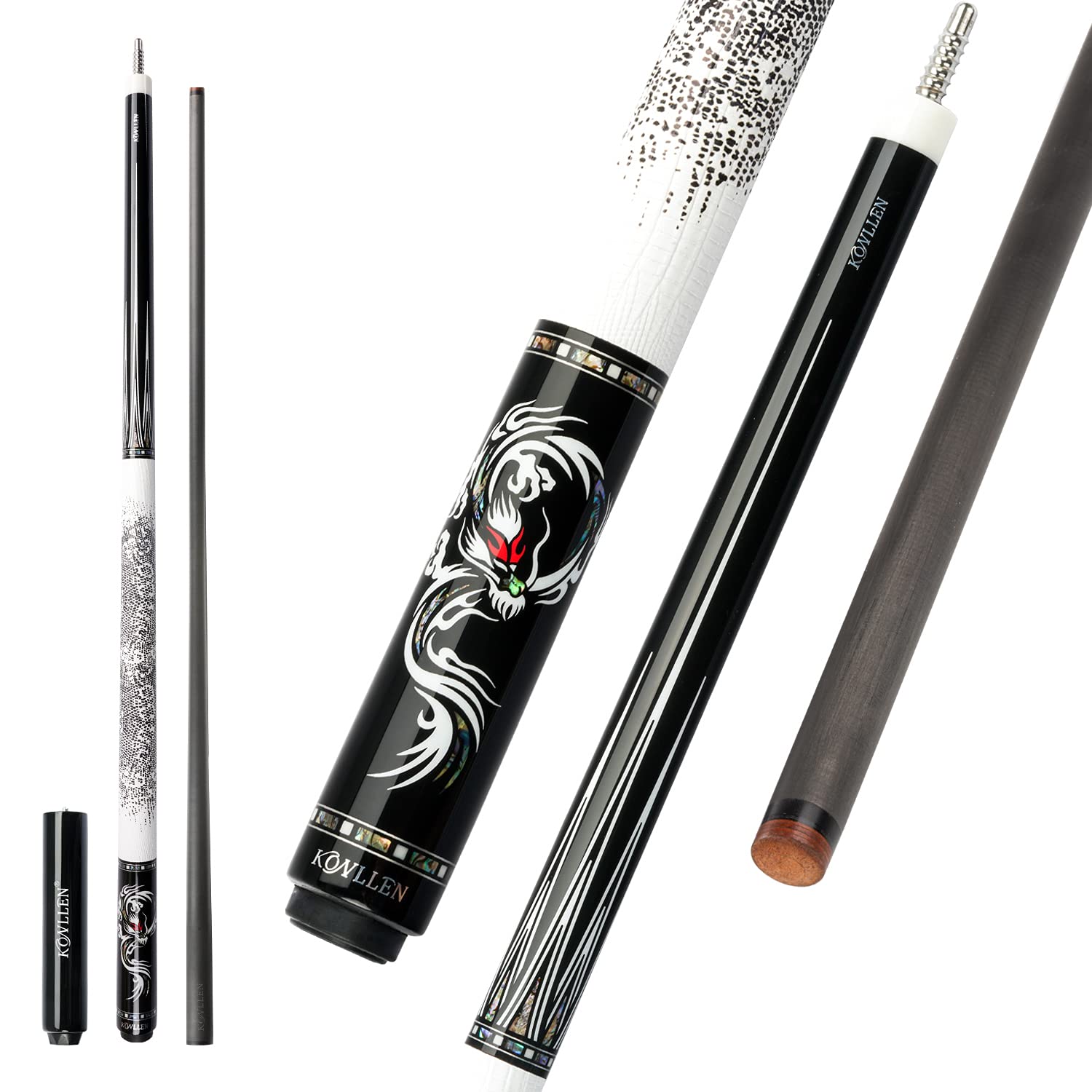 Mua KONLLEN AING-1 Carbon Fiber Pool Cue Stick Handmade Dragon Real ...