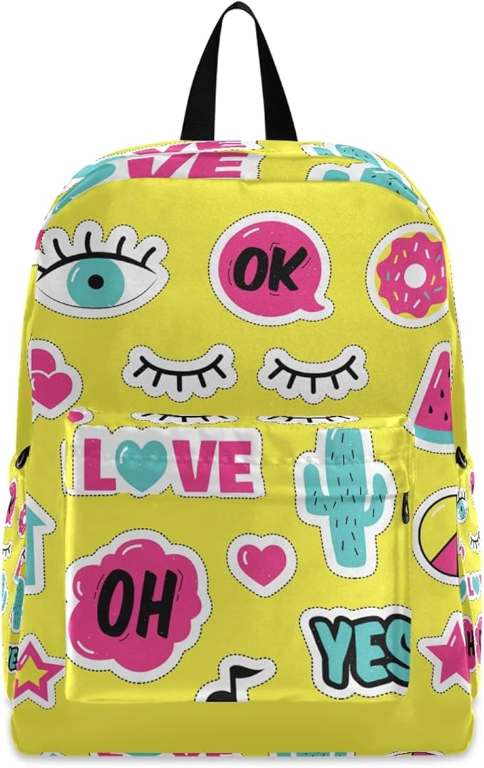 Cute Baby Gift Cool Stickers Backpack Bookbag for Boys Girls Travel ...