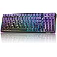 Amazon.com: AULA F98 Mechanical Keyboard RGB, Tri-Mode Bluetooth/2.4G ...