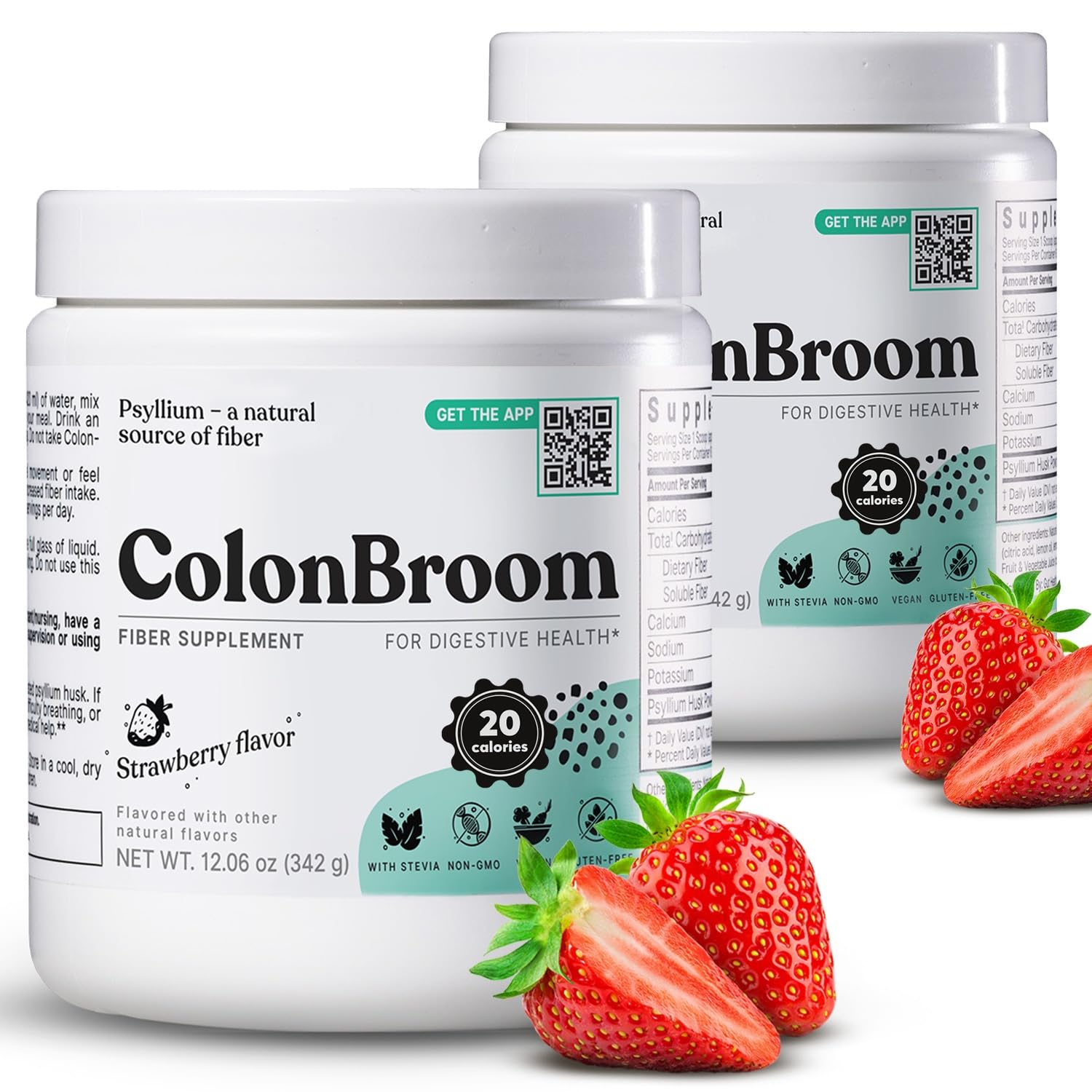 Mua ColonBroom Psyllium Husk Powders (Strawberry, 120 Servings) - Colon ...