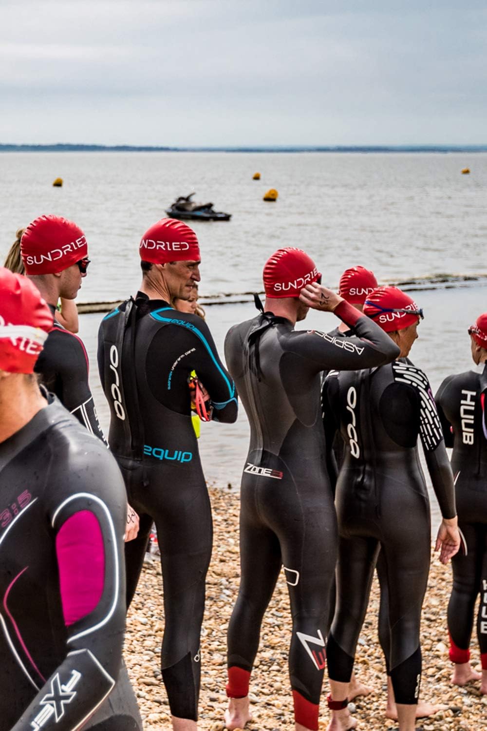 Sundried Silicone Swim Hat Pro Series Competition Training Swimming Cap ...