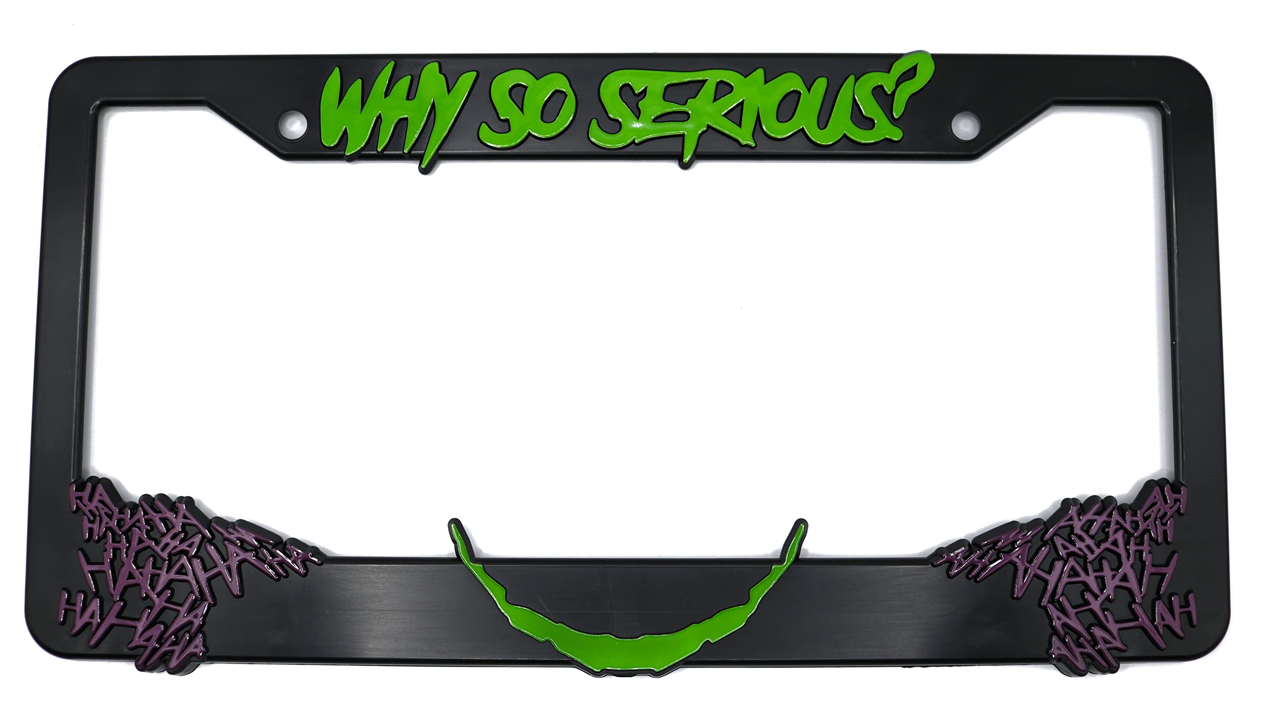 Mua Why So Serious? for Joker 3D Raised License Plate Frame | 1 Pack ...
