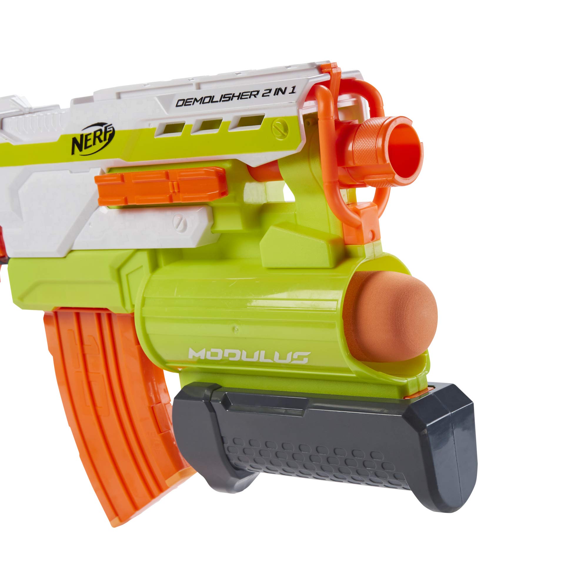 Nerf Modulus Demolisher 2-en-1 Blaster motorizado, Fires Darts and ...