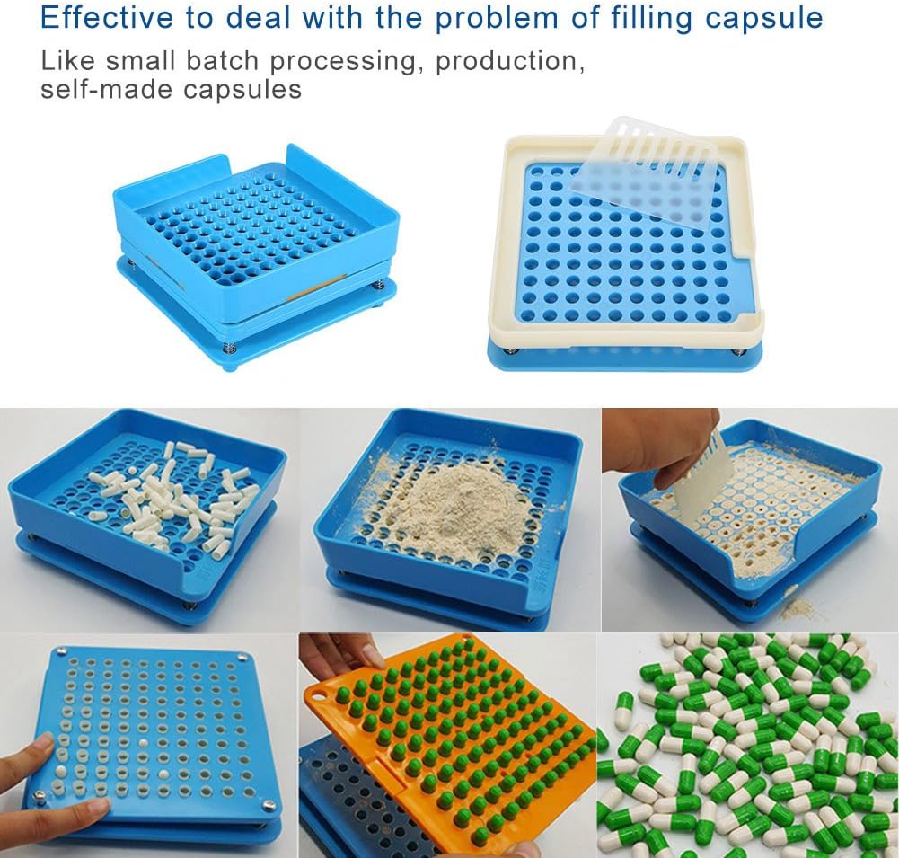 Capsule Filler Empty Capsule Plates with Spreader Space for 100 ...