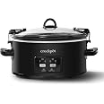Crock-Pot 6-Quart Cook & Carry Slow Cooker with One-Touch Control