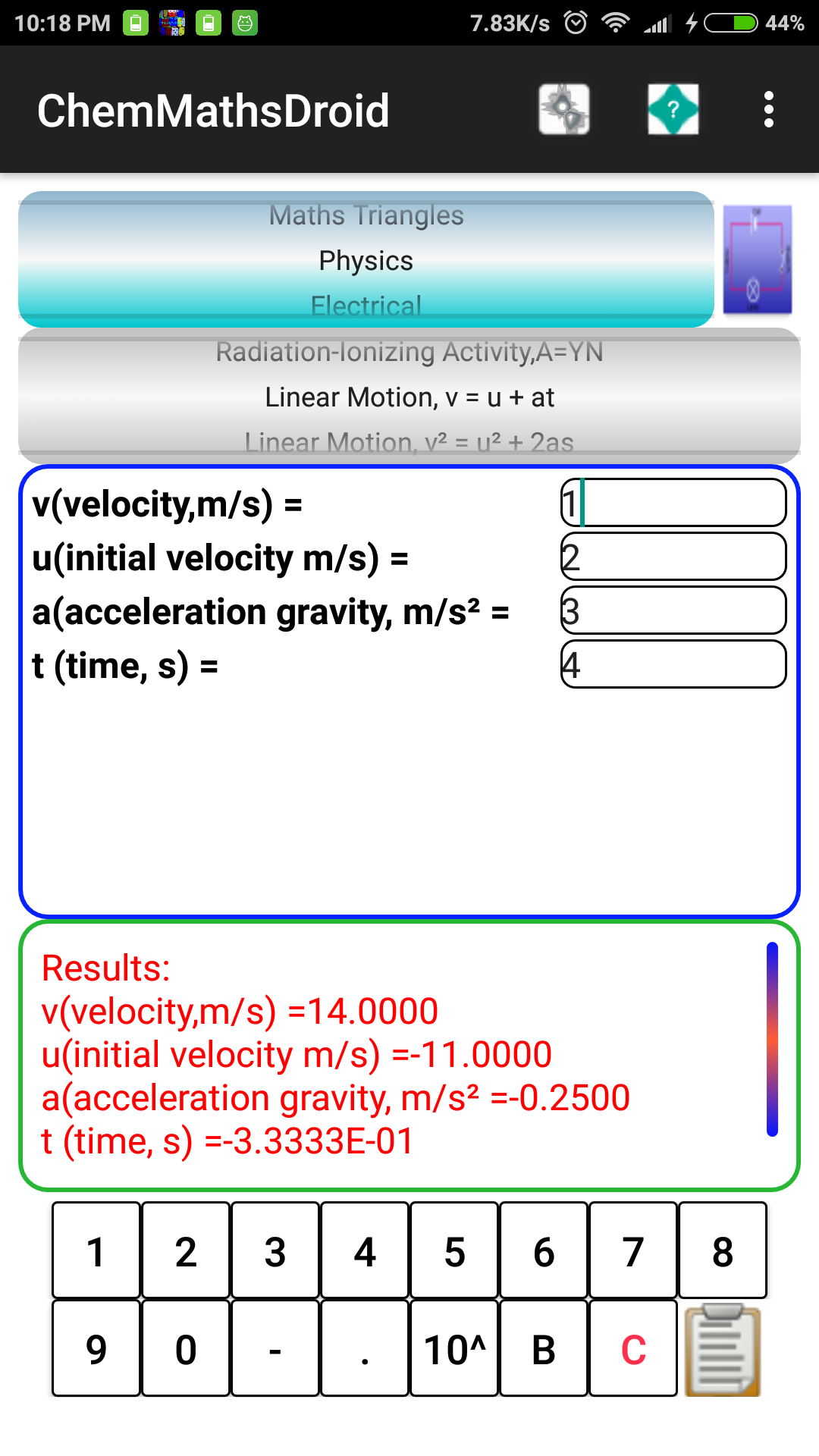 Chemical/Engineering Tools - ChemMathsDroid:Amazon.com:Appstore for Android