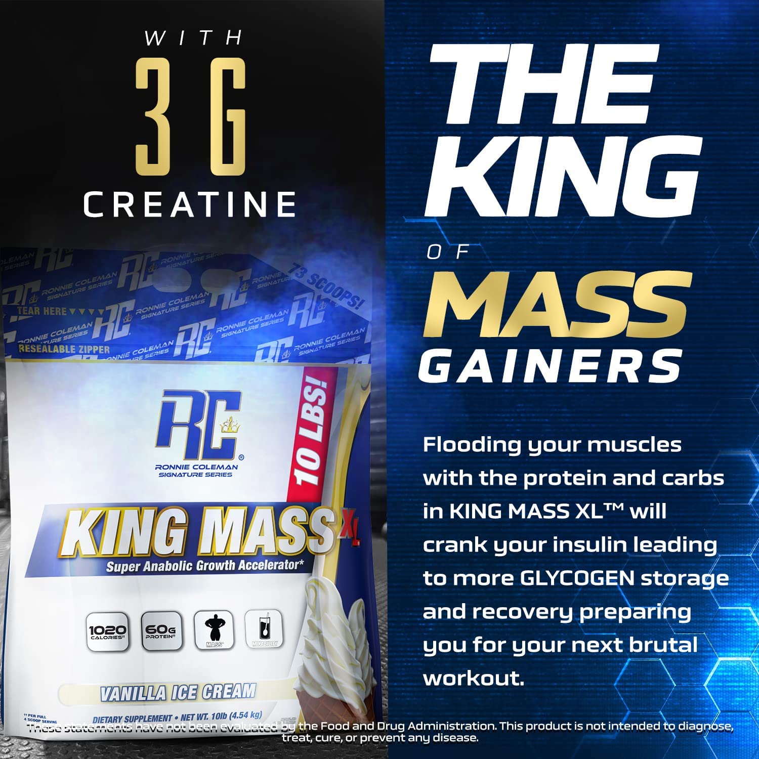 Mua Ronnie Coleman Signature Series King Mass XL Mass Gainer Protein ...