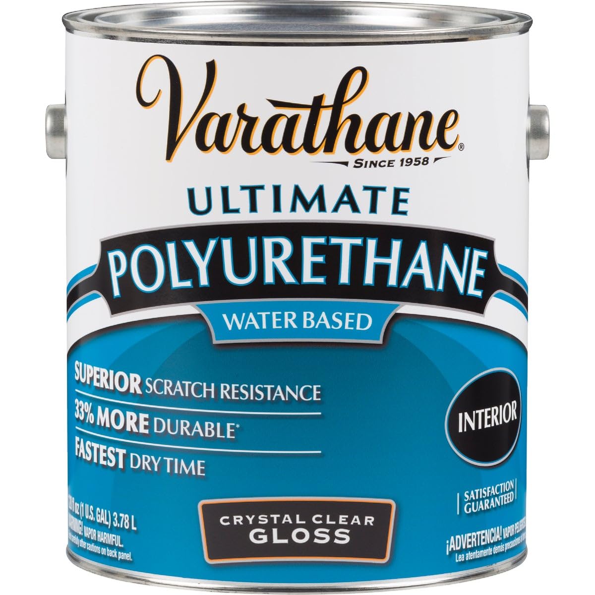 RUST-OLEUM, 1-Gallon, Gloss 200031 Waterborne Diamond Polyurethane ...