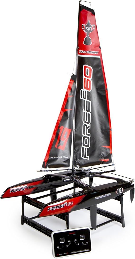 Joysway Force2 60 Catamaran RTR RC Sailboat: Amazon.co.uk: Toys & Games