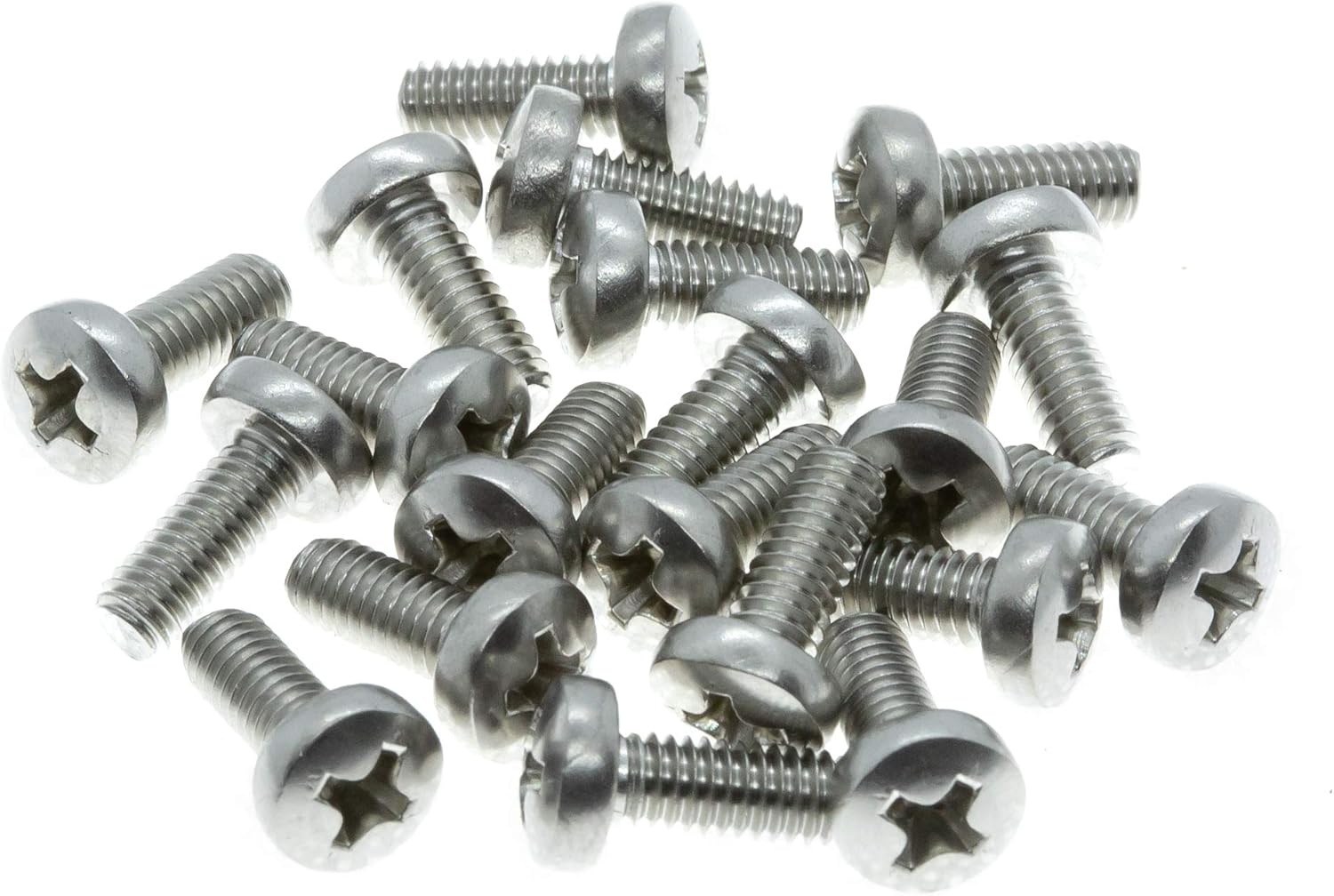 M3 (3mm x 6mm) Phillips Pan Head Machine Screws - Stainless Steel A2 ...