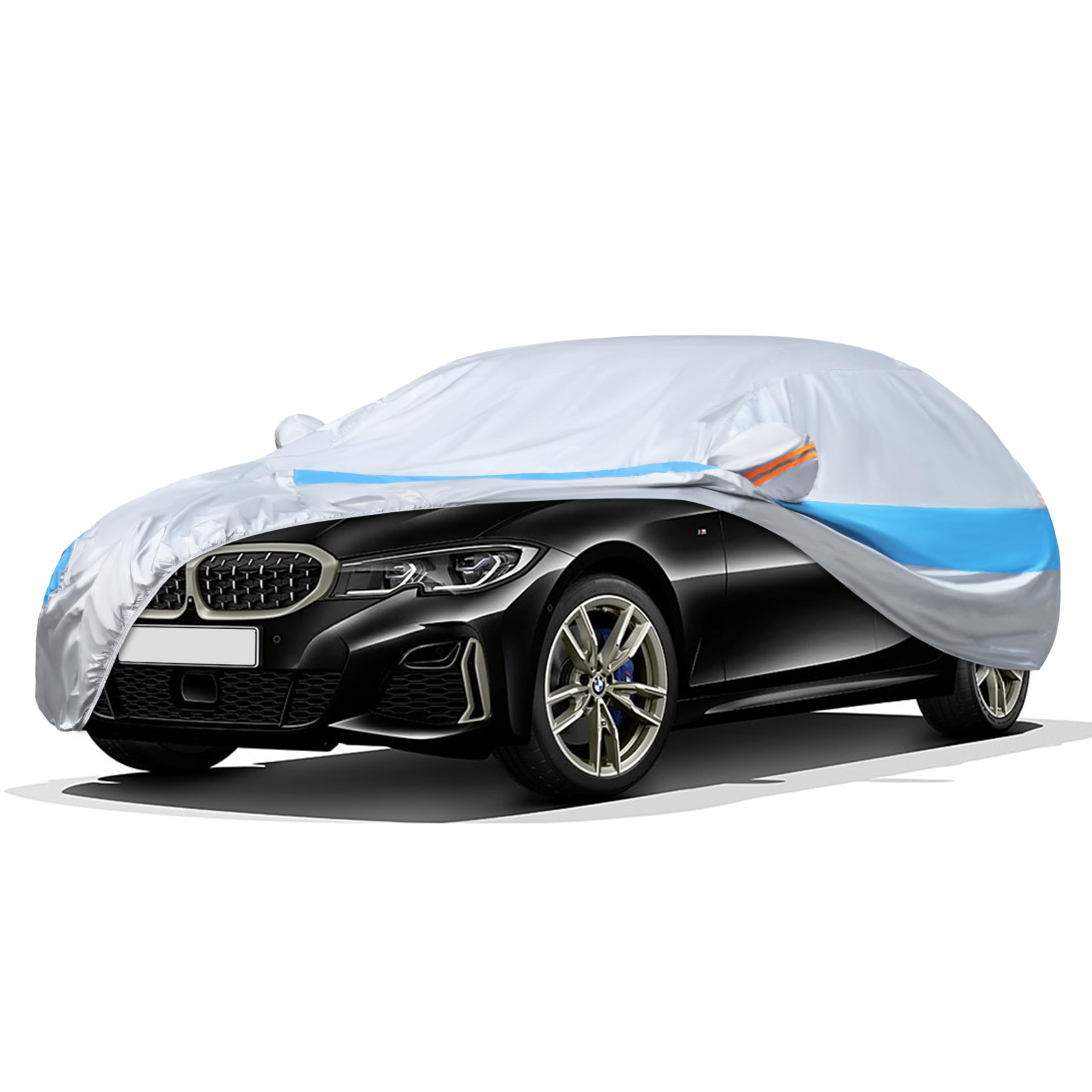 COLOR RAIN TIME Car Cover Waterproof All Weather,Universal Fit Audi A4 ...