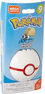 Amazon.com: Mega Construx Pokémon Omanyte : Toys & Games
