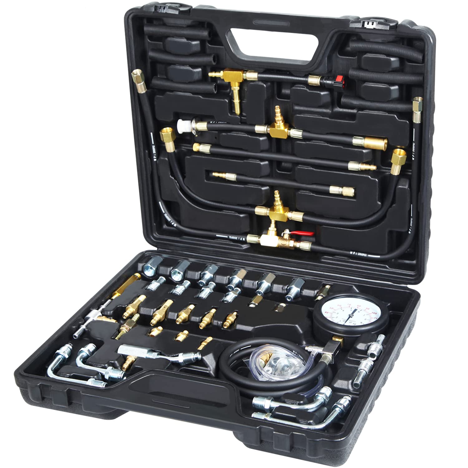 Fuel Pressure Testers ORCISH Fuel Injection Pressure Gauge Tester Kit ...