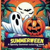 Amazon.com: Summerween Bold and Easy Coloring Book: Spooky, Cute ...