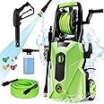 Amazon.com : Suyncll Electric Pressure Washer 4500 with Hose, Powerful Motor Power Washer 1.8 ...