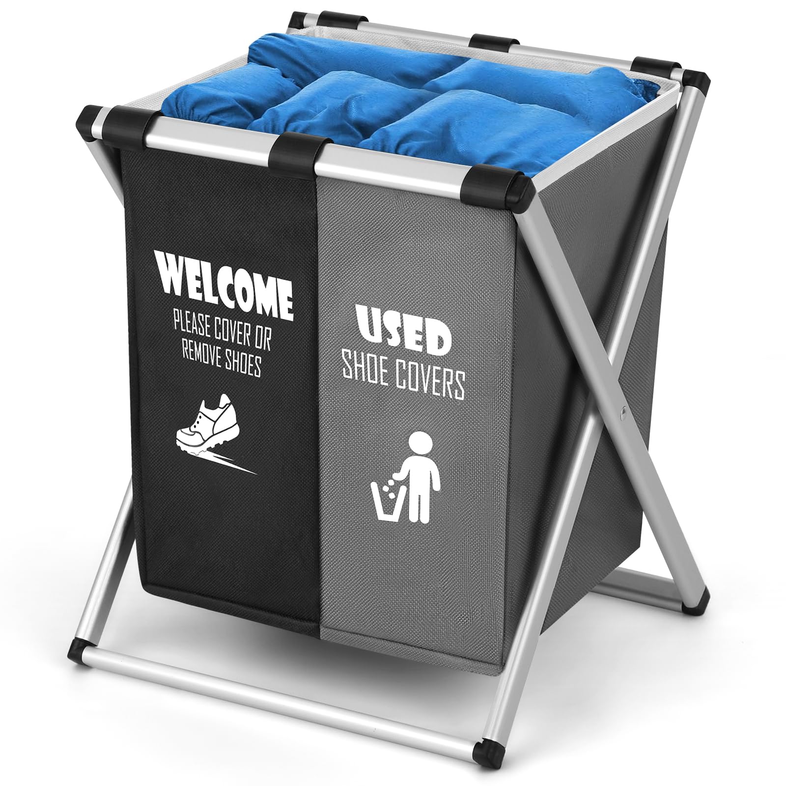 Muitcdo Foldable Shoe Covers Box, Disposable Shoe Cover Dispenser for ...
