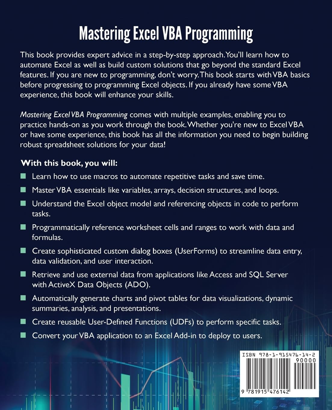 Mua Mastering Excel VBA Programming: A Hands-On Guide to Automating Excel and Building Custom ...