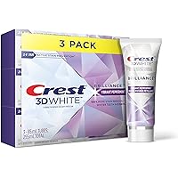 Crest 3D White Brilliance Toothpaste, Vibrant Peppermint, 85 mL (Pack ...