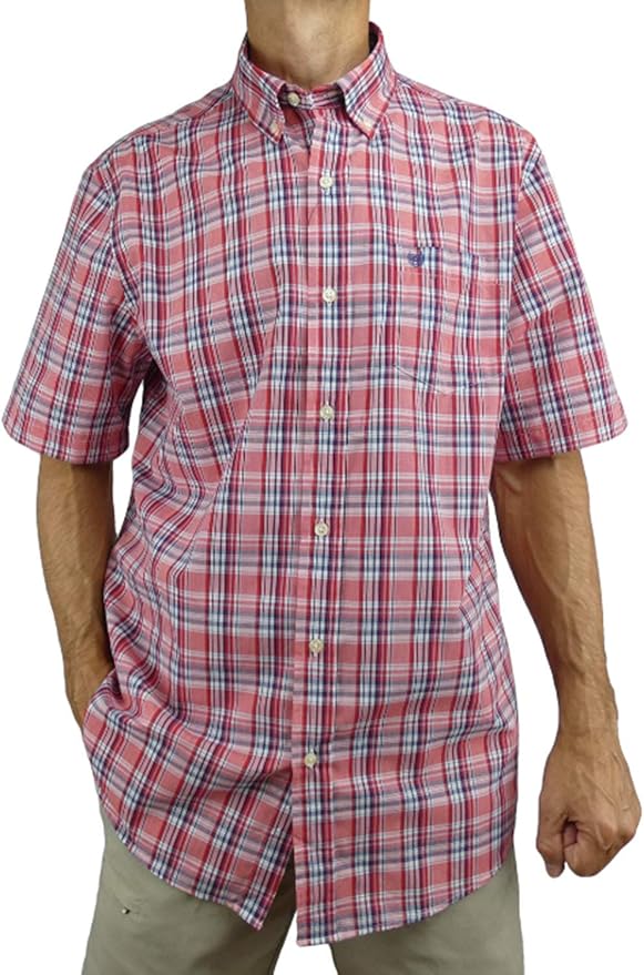 Chaps Men's Short Sleeve Easy Care Button Down Shirt: Amazon.ca ...