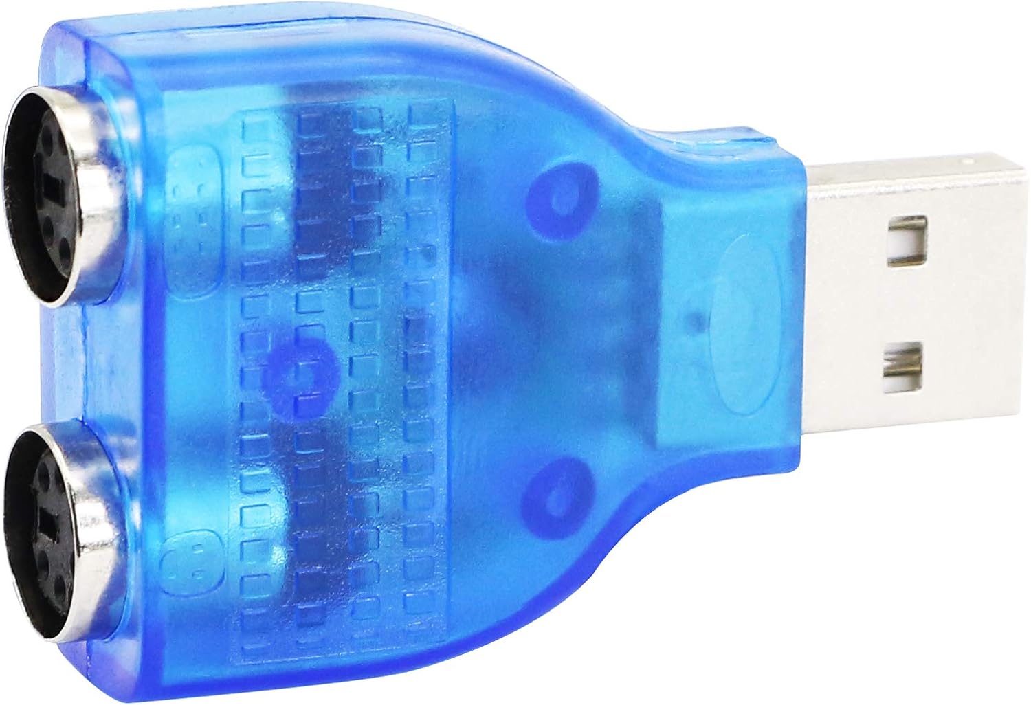 GELRHONR USB to PS/2 Converter, PS2 Adapter, USB To Dual 2 PS/2 PS2 ...