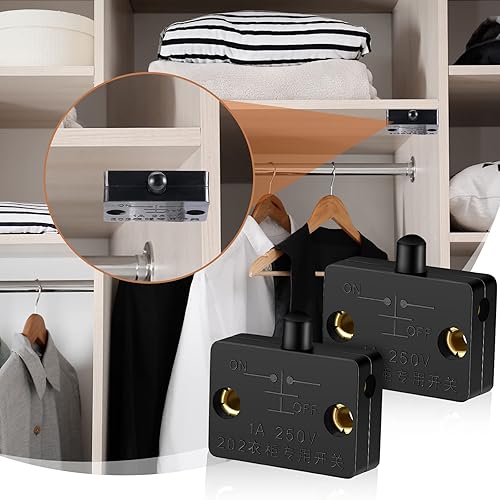 Automatic Light Switch For Closet Uxcell Wardrobe Door Light Switch