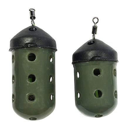 FLADEN Fishing Set of 2 MAGGOT FEEDERS - 2 Different Weights 20g and ...