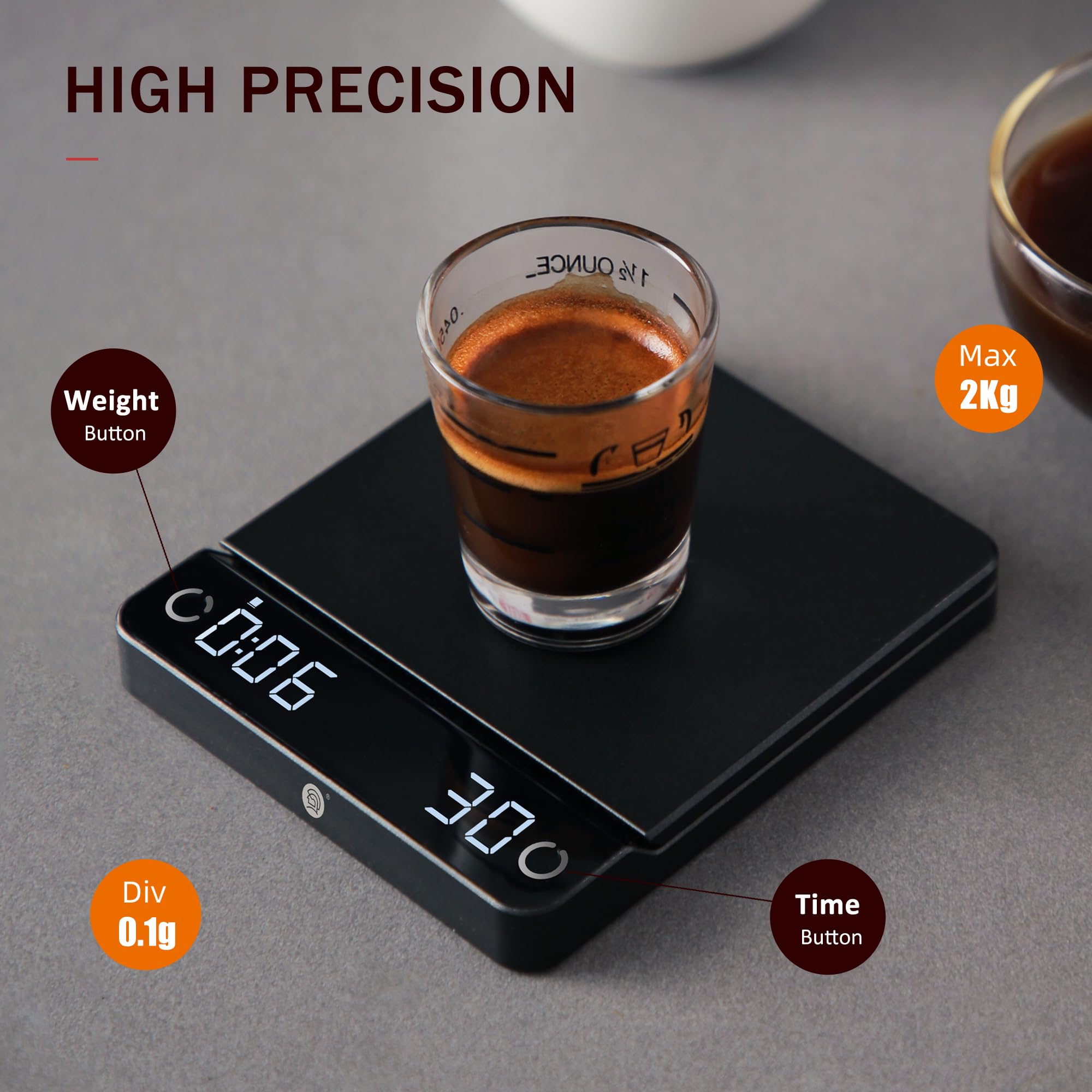 Mua Mini Espresso Scale with Timer, zeroHero Coffee Scale with Auto ...