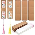 Amazon.com: Honoson 100 Set Bookmark Holders Gift Set Kraft Paper ...