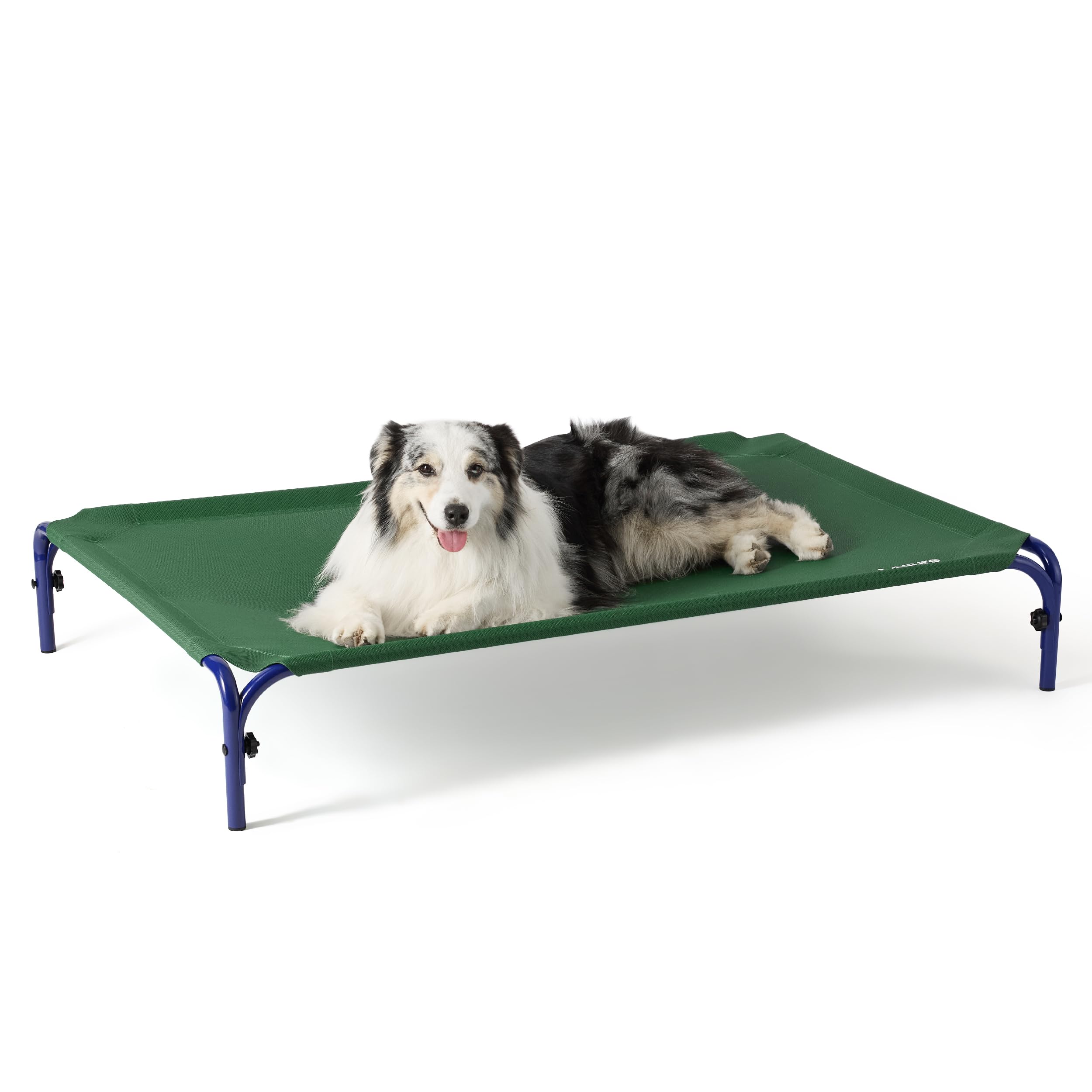 Lesure Elevated Raised Outdoor Dog Bed - XL Cooling Dog Cot Bed Easy to ...