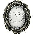Amazon.com - CISOO 5x7 Vintage Oval Picture Frame, Antique Black with ...