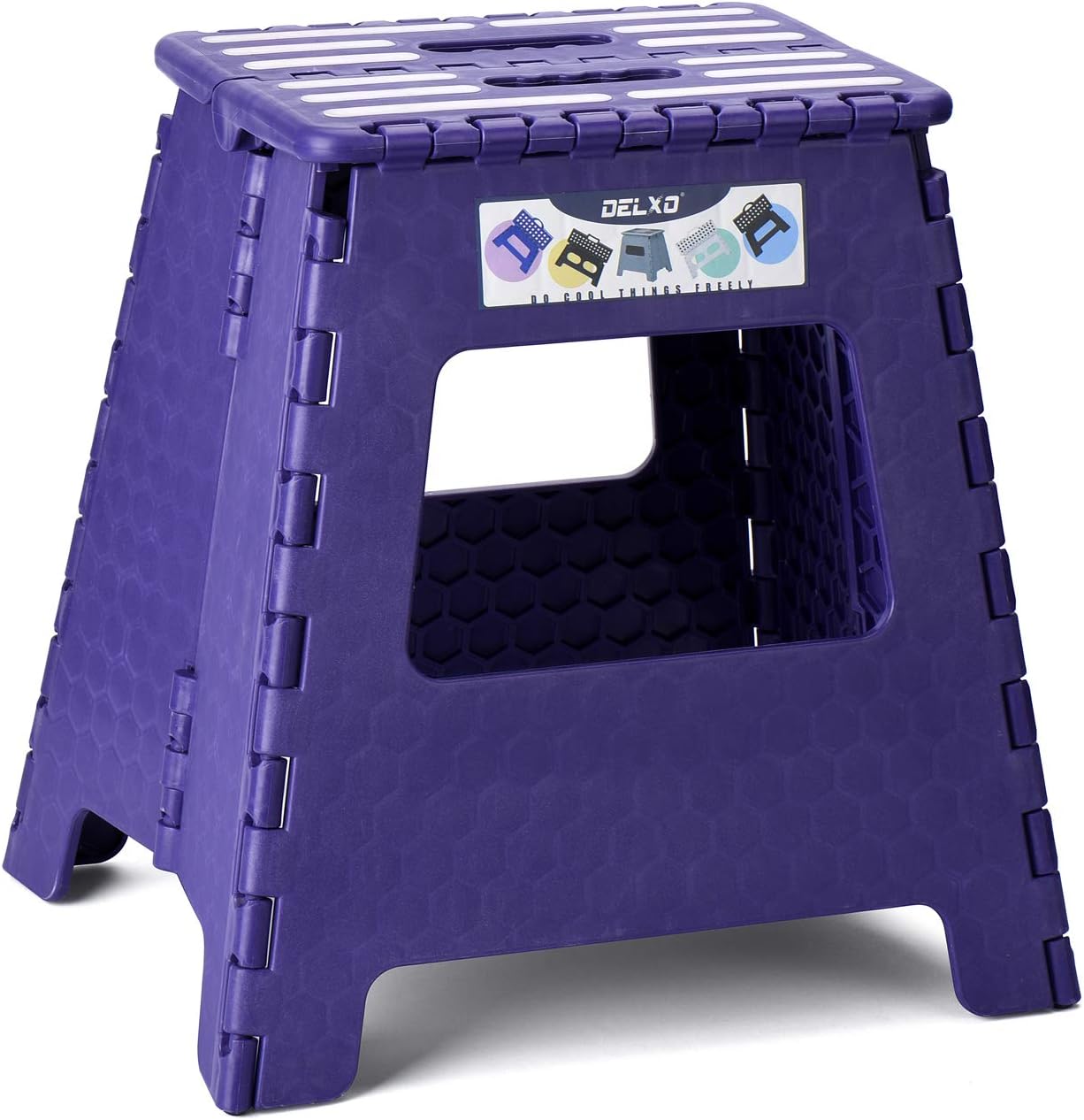 Amazon Delxo Folding Step Stool 16 Inch Plastic Folding Stool