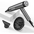Amazon.com : Blow Dryer,110000RPM High-Speed Brushless Motor, Fast-Drying Negative Ions ...