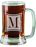 Amazon.com: Initial Mr Mrs Set of 2 Personalized Mason Jars Drinking Mugs with Handle ...