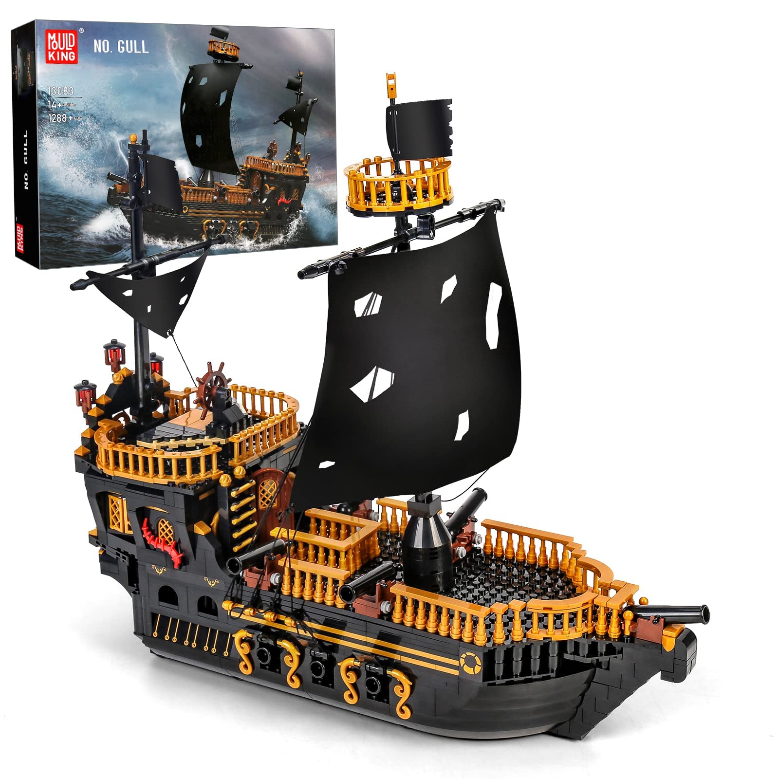 Mua Mould King 13083 Pirates Ship in a Bottle Building Blocks Kits, MOC ...