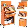 8-Drawer High Capacity Rolling Tool Chest,Tool Chest with Wheels,Sliding Metal Tool Box ...
