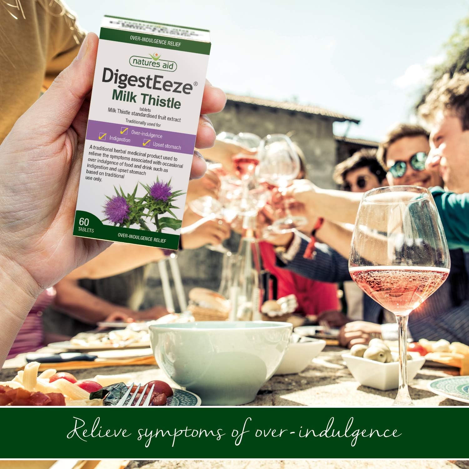 Natures Aid DigestEeze Milk Thistle, 60 Tablets – BigaMart