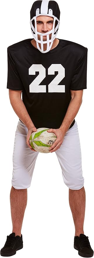 American Footballer Mens Fancy Dress USA Superbowl Football Sport ...