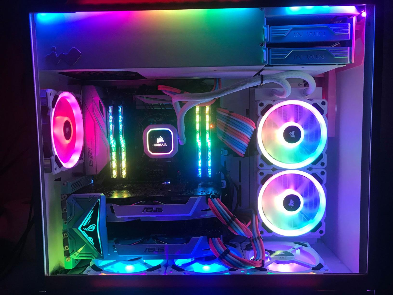 $15/mo - Finance IN WIN 101 White ATX Mid Tower Gaming Computer Case ...