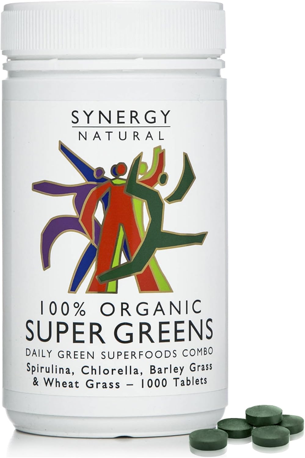 Synergy Natural Organic Super Greens Tablets, 1000 Tablets: Amazon.co ...