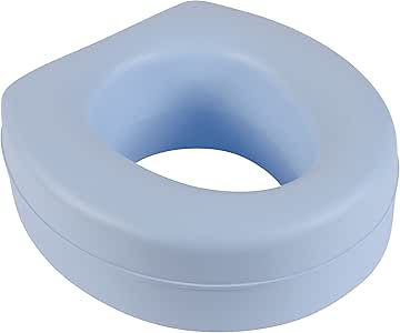 Amazon.com: Duro-Med Deluxe Plastic 5 Toilet Seat Riser, Blue: Health ...