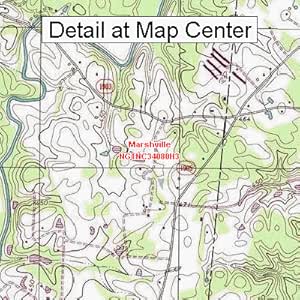 Amazon.com : USGS Topographic Quadrangle Map - Marshville, North ...